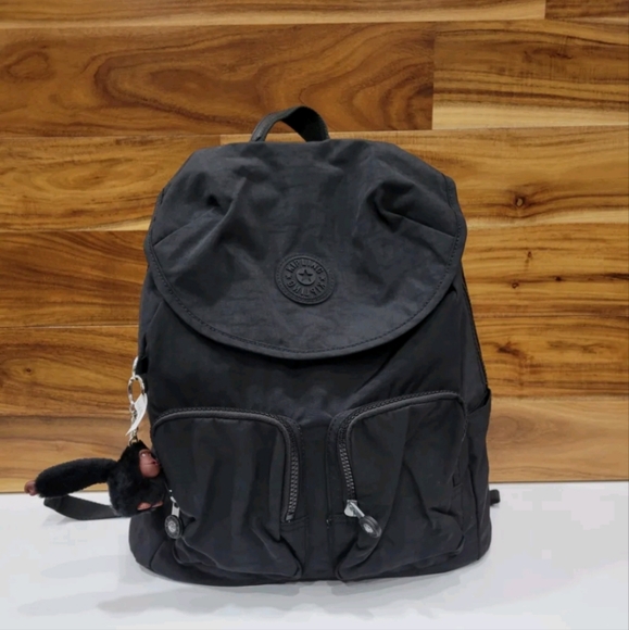 Kipling | Bags | Kipling Backpack Black Travel Medium Fiona New | Poshmark